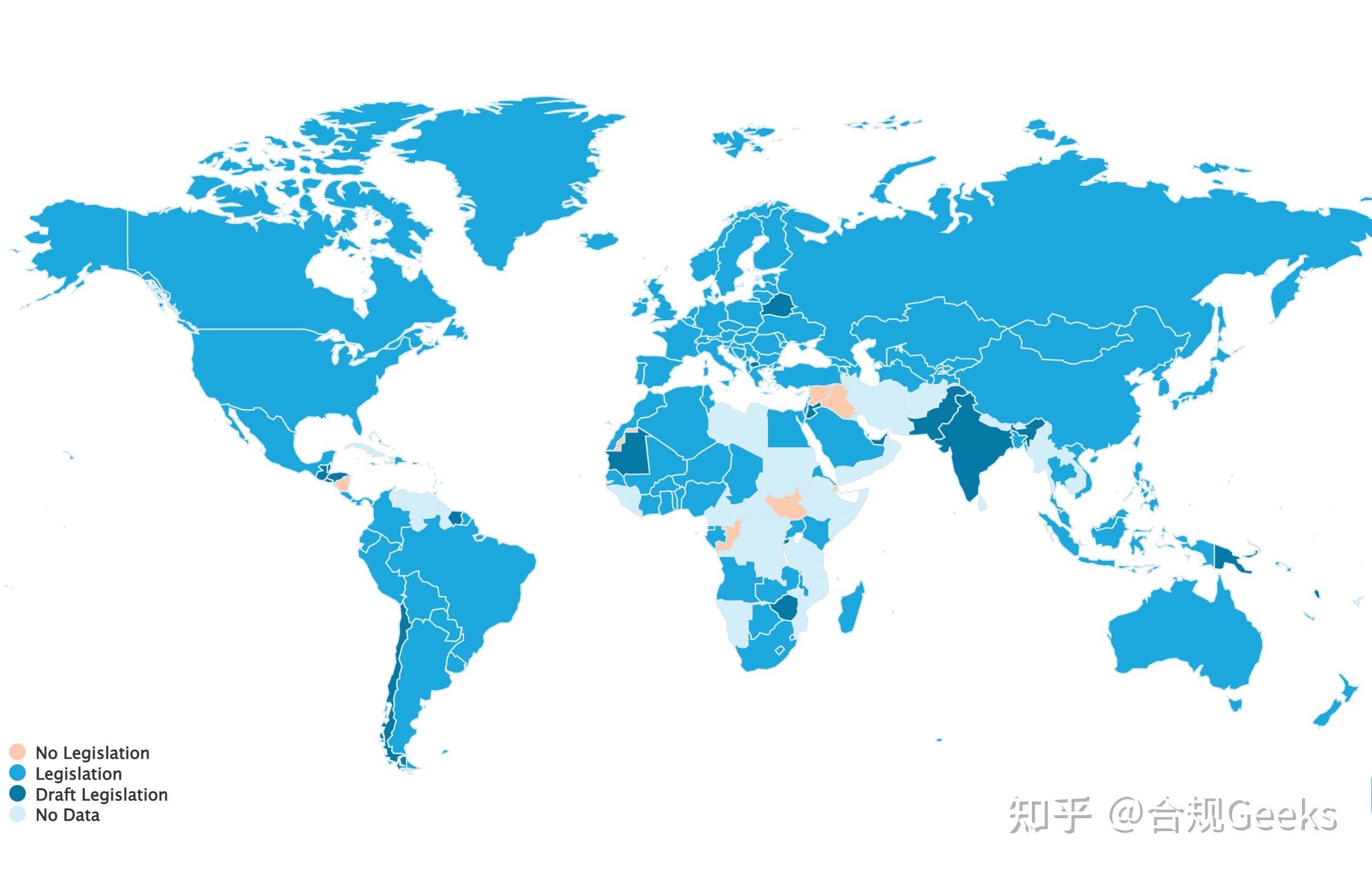 全球主要地区个人信息保护类法律汇总（至2022年9月） - 知乎