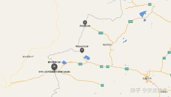 中国与哈萨克斯坦第三个跨境铁路口岸位置确定 - 知乎