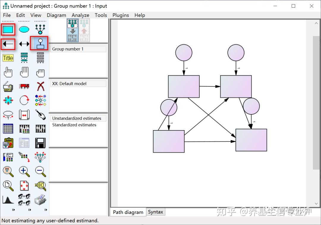 使用AMOS软件构建结构方程模型 - 知乎