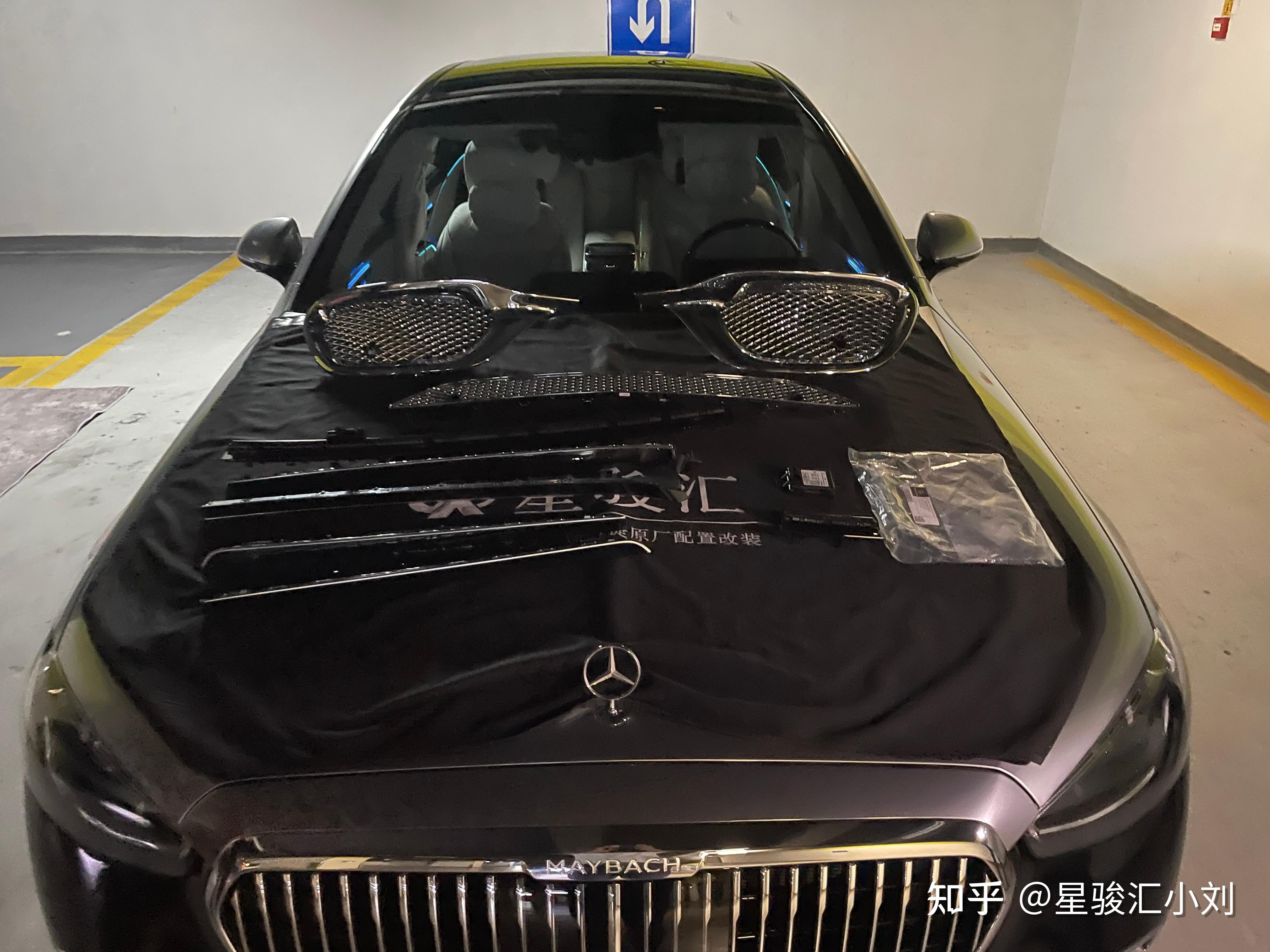23款迈巴赫S480更换S680原厂前镀铬格栅+原厂主动式氛围灯 - 知乎