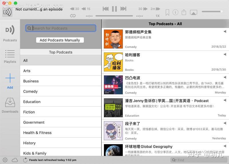 Downcast for mac播客工具 - 知乎