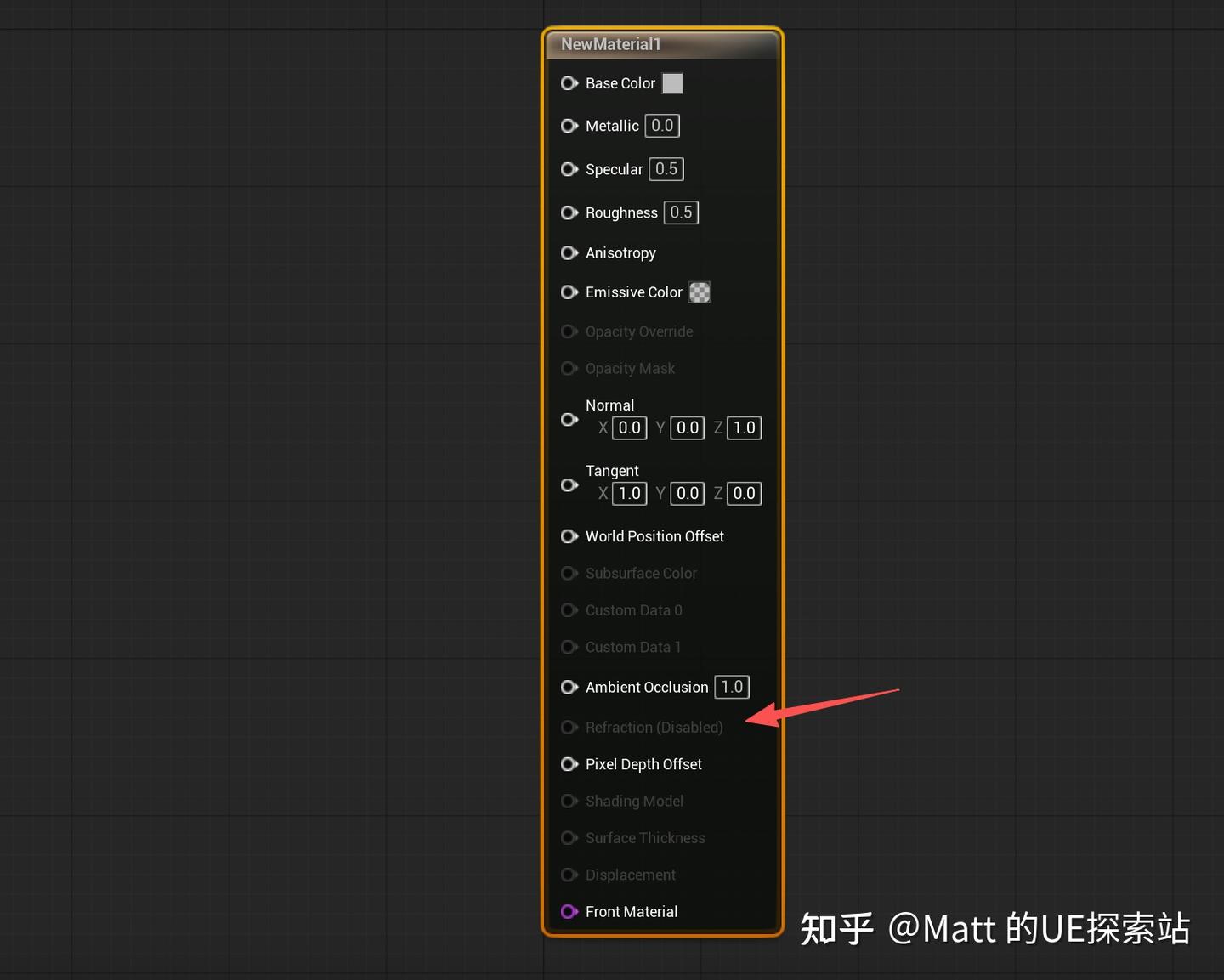虚幻UE5.7中》如何开启材质（Refraction）折射属性与之前版本有何不同？ - 知乎