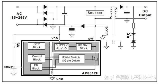viper12a替代料电茶壶ap8012h芯片方案，不改PCB及外围！ - 知乎