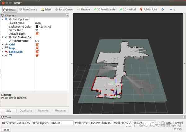 【自己动手做一台SLAM导航机器人】第六章：SLAM建图与自主避障导航 - 知乎