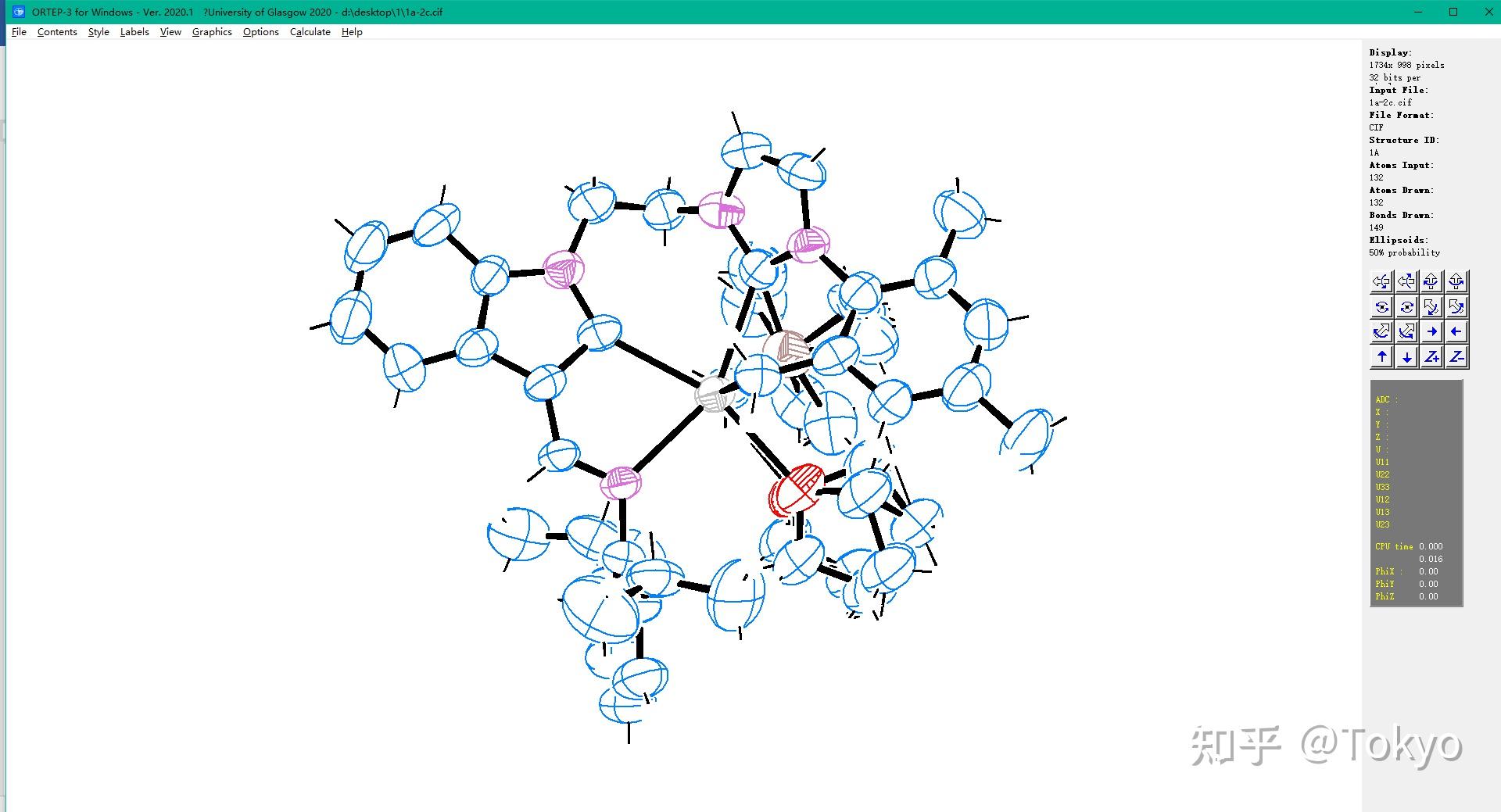 Ortep-3基操-多数据CIF文件数据切换 - 知乎
