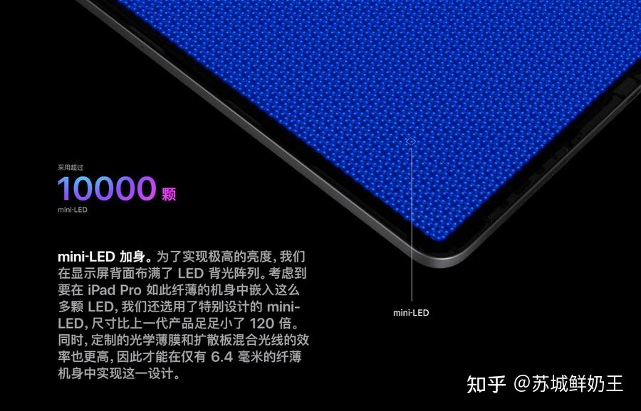 iPad Pro 上的 mini-LED 究竟是啥？一文带你全解析 - 知乎
