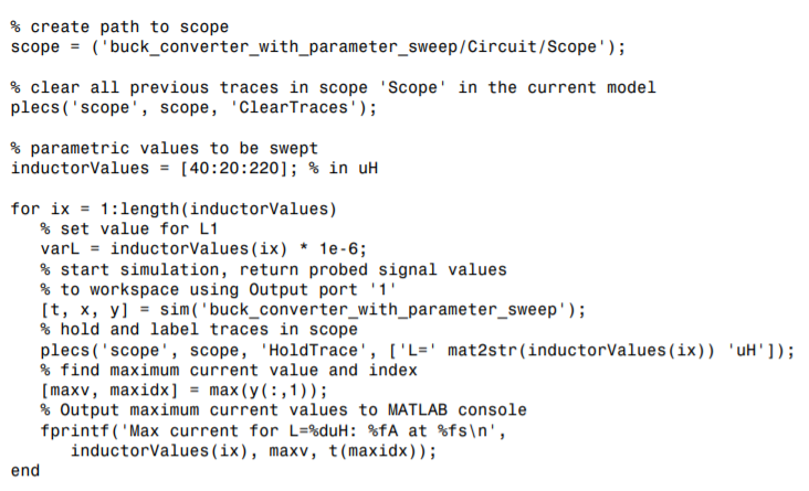 PLECS 应用范例(13): 带参数扫描的Buck变换器（Buck Converter with Parameter Sweep） - 知乎