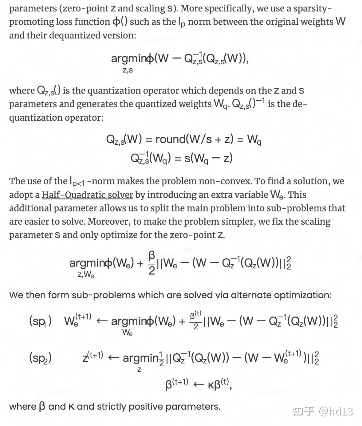 大模型压缩：极低比特（2bit）量化方法HQQ：Half-Quadratic Quantization of Large Machine ...