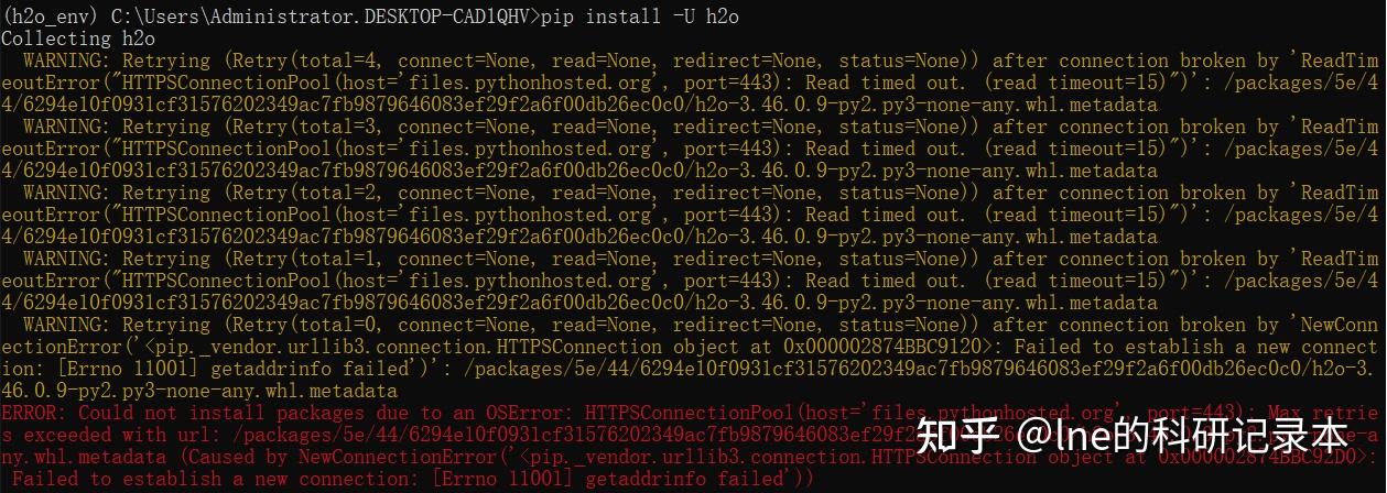 Python | H2O AutoML安装和使用 - 知乎