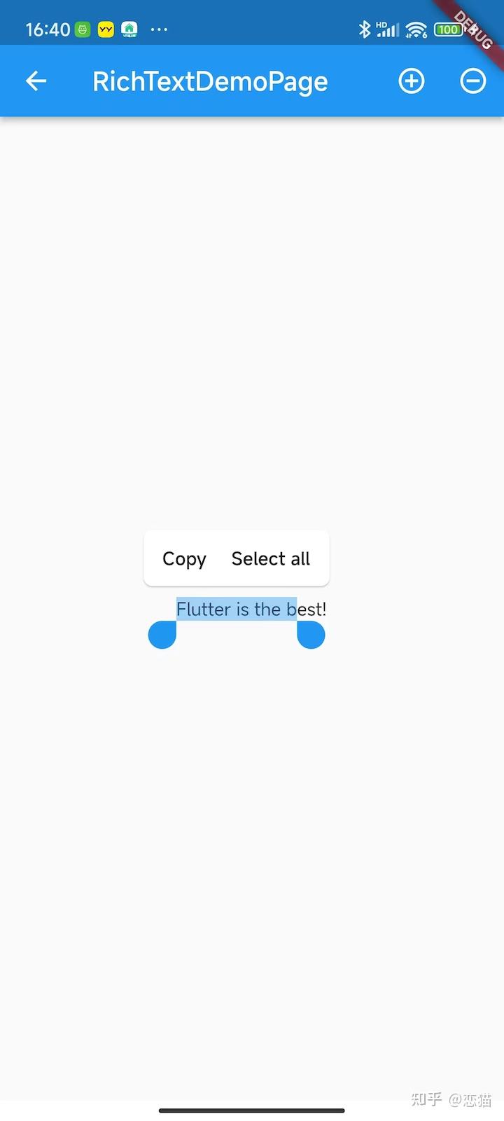 Flutter 3.3 之 SelectionArea 好不好用？用 “Bug” 带你全面了解它 - 知乎