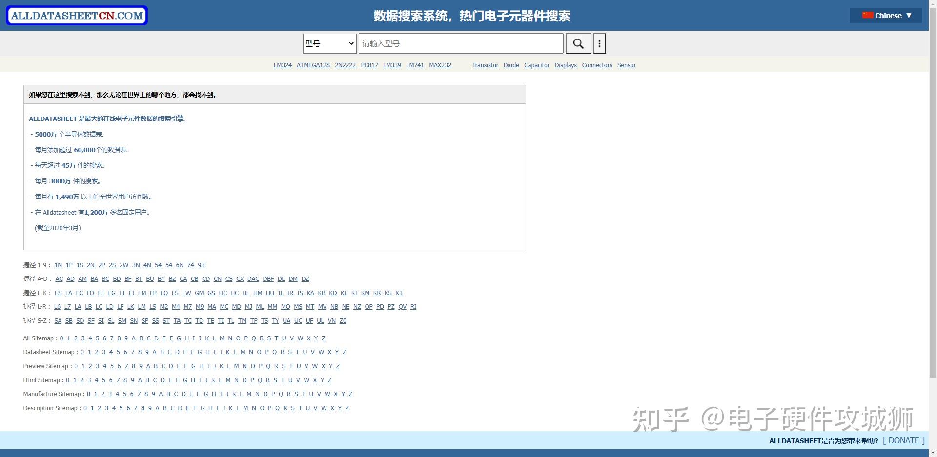10个IC数据手册(datasheet)查询网站总结 - 知乎
