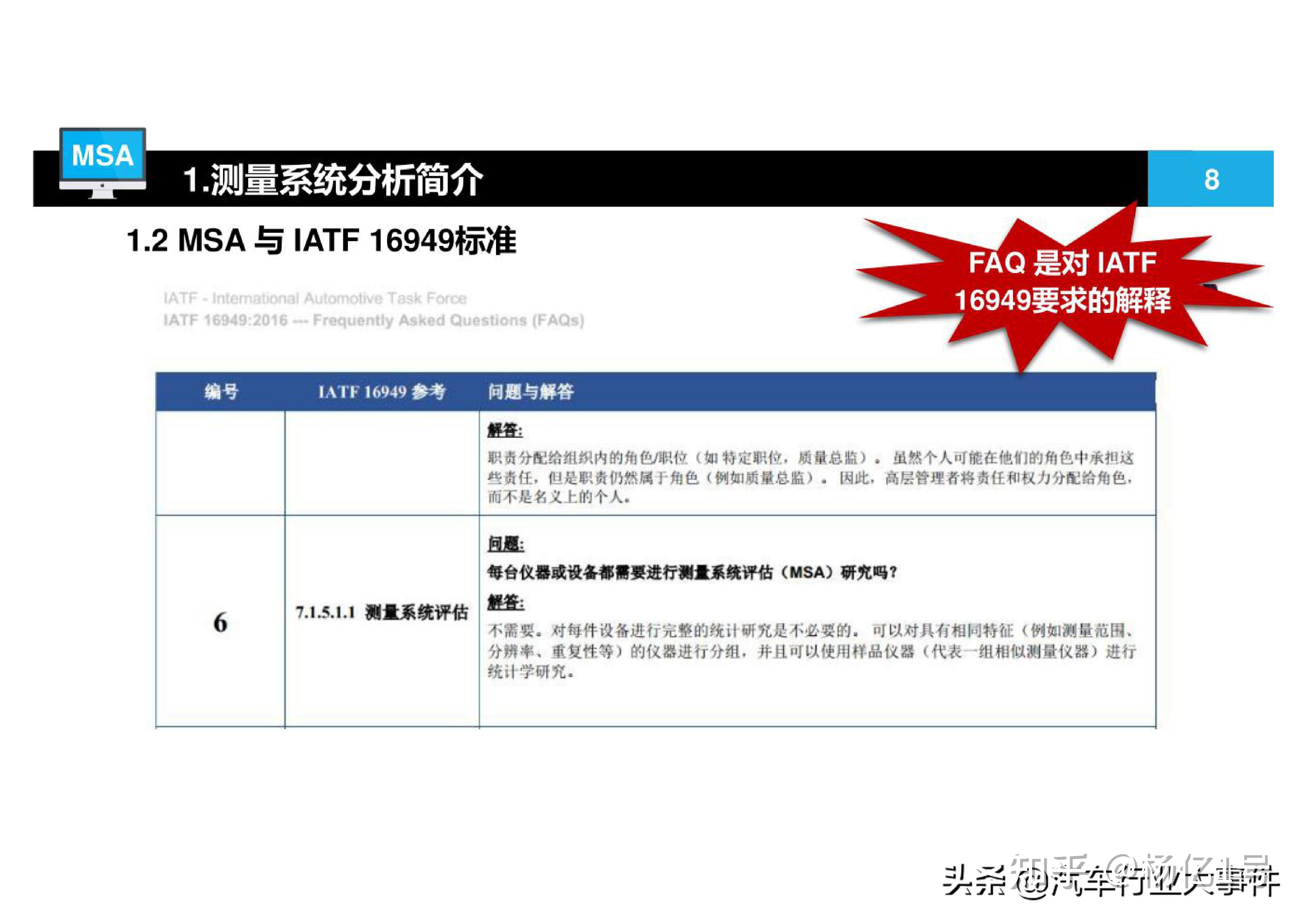 MSA测量系统分析培训 4th - 知乎