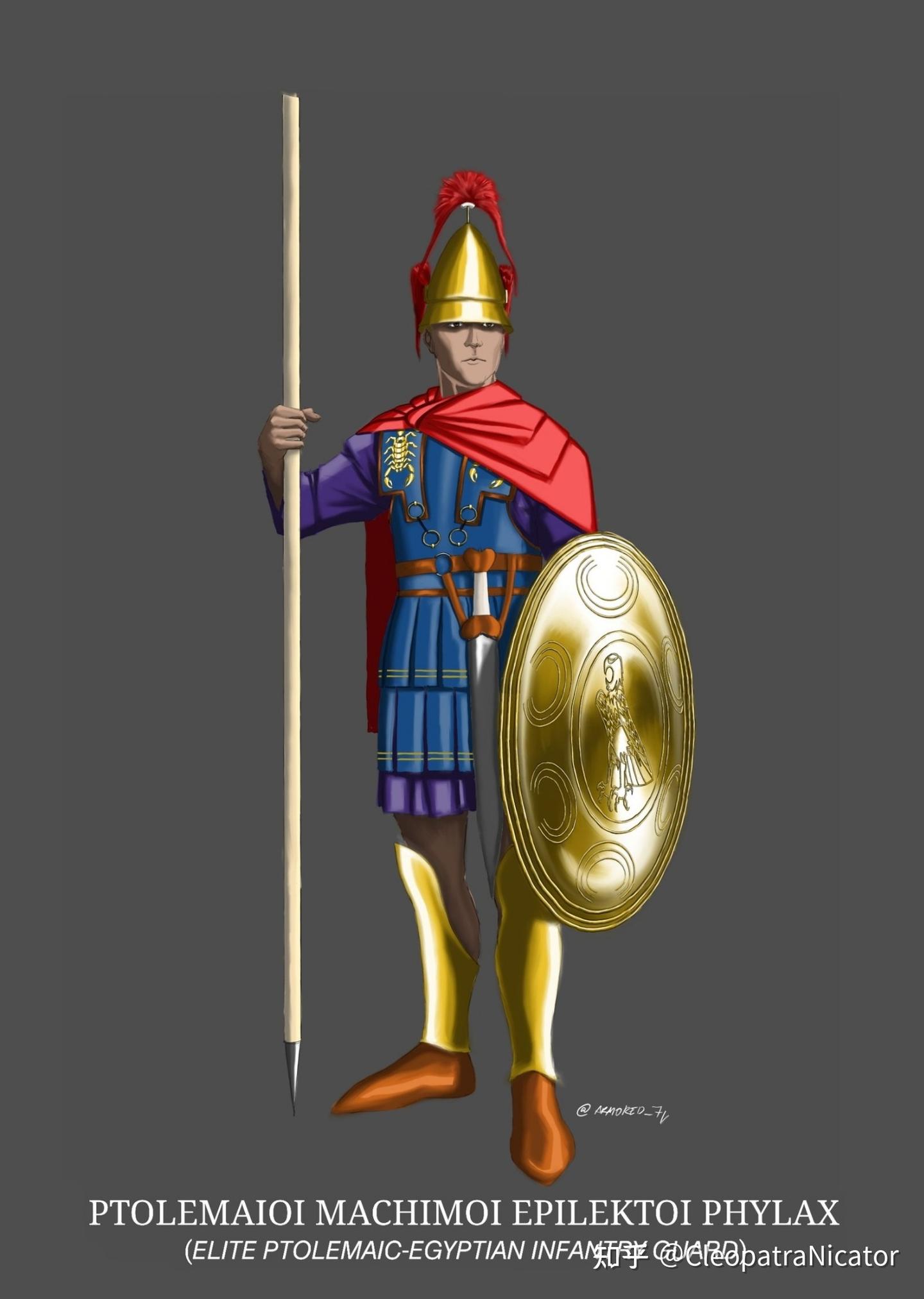 罗马2全战兵种介绍——披坚执锐，威风堂堂 托勒密皇家卫队 - 知乎