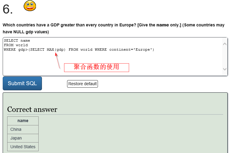 SQLzoo 练习题笔记及答案解析1 - 知乎