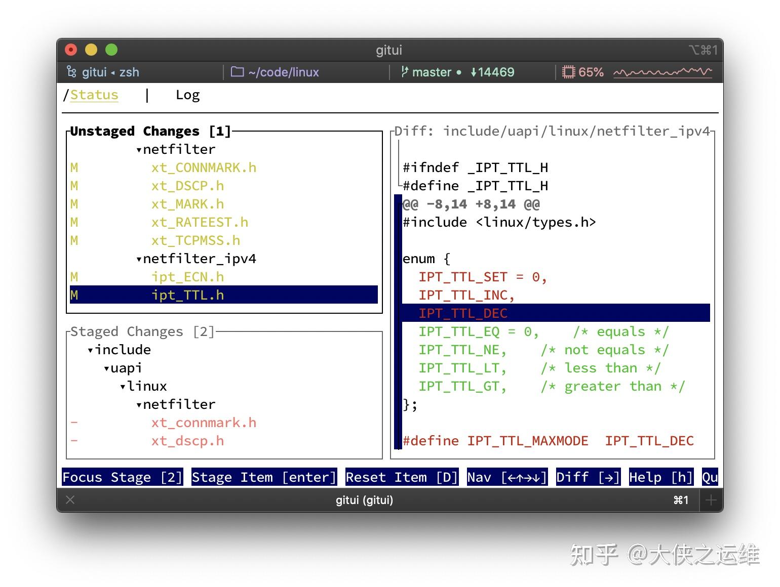 13.7k star,推荐一款实用git终端，gitui - 知乎