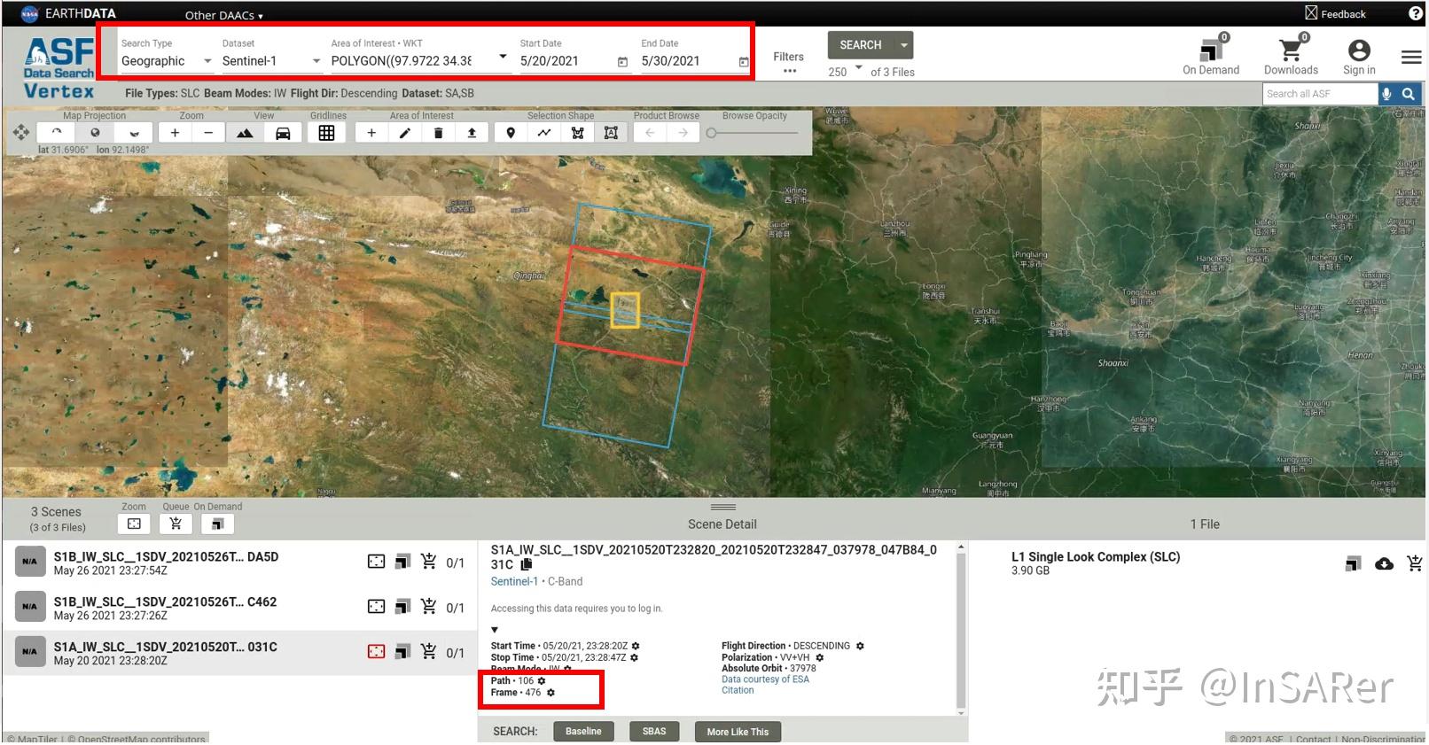 Sentinel-1的SAR数据下载 - 知乎