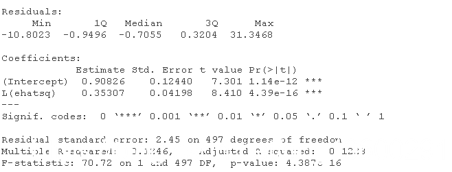 R语言时变波动率和ARCH，GARCH，GARCH-in-mean模型分析股市收益率时间序列 - 知乎