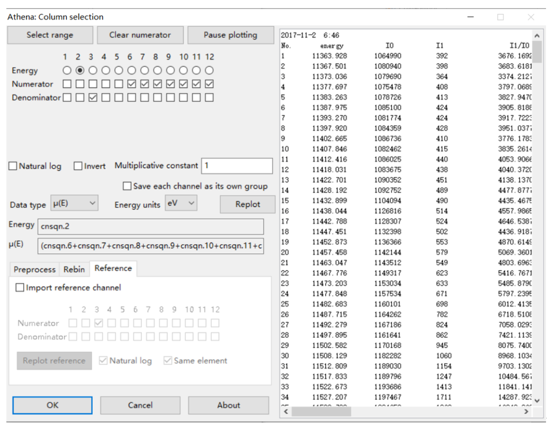 XAFS数据处理I——软件安装和数据导入 - 知乎