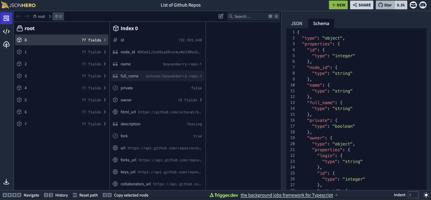 8K star！功能强大的开源JSON可视神器 - 知乎
