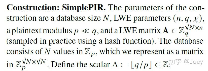 PIR系列专题（一）：SimplePIR——一种高效的index-based PIR方案 - 知乎