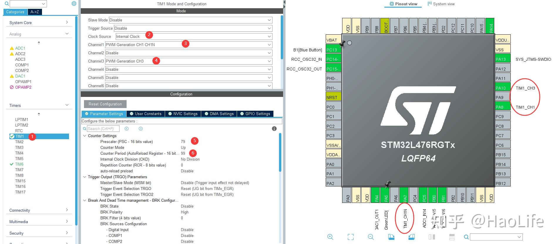 NUCLEO-L476RG +STM32CubeMX之DO/DI/AI/AO/TIM/PWM/Capture/EXTI/UART的简单实现 - 知乎