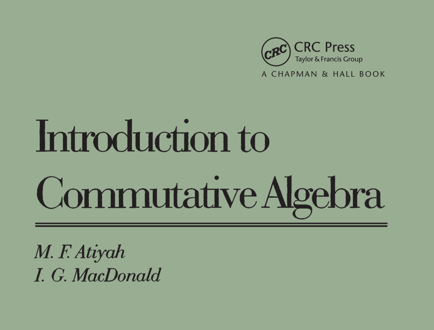 Atiyah:Commutative Algebra使用攻略 - 知乎