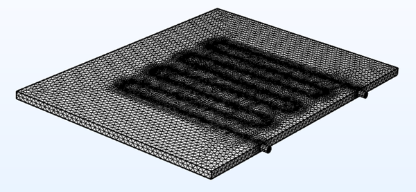 【Comsol】水冷板流动传热仿真计算 - 知乎