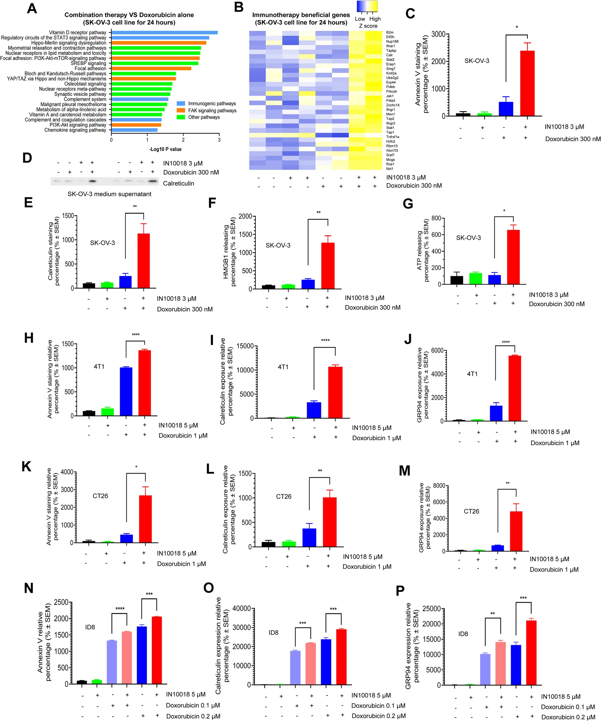 冷肿瘤加热：FAK抑制剂增敏卵巢癌PD-1免疫治疗，瘤子先增大后消退 - 知乎