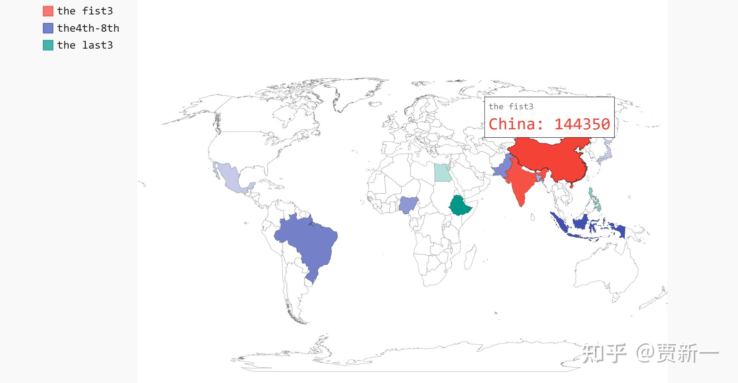 【Python】绘制世界地图实践 - 知乎