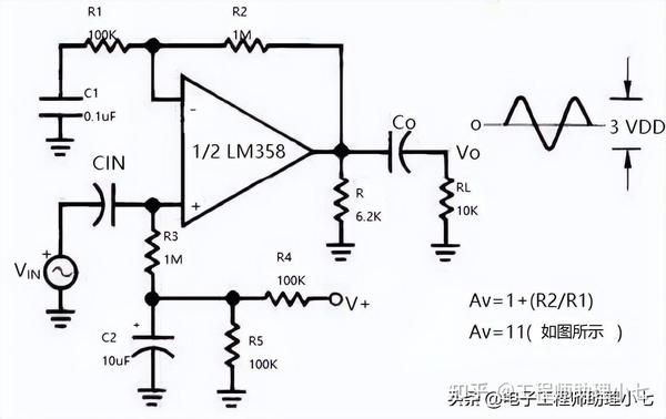 建议收藏：23个LM358典型经典电路讲解，电路图+计算公式 - 知乎