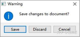 QMessageBox用法及技巧 - 知乎