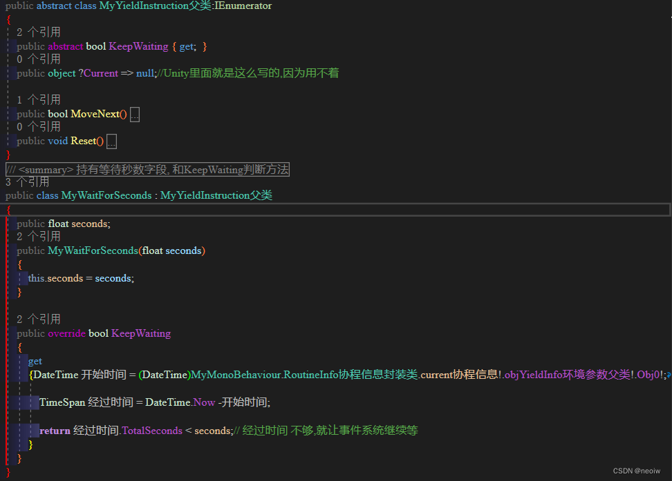 【unity】协程底层机制 嵌套协程原理 Waitforseconds等yeildinstruction原理 知乎