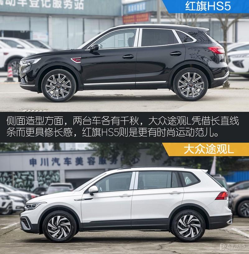 国产黑马VS合资老炮 红旗HS5对比大众途观L - 知乎