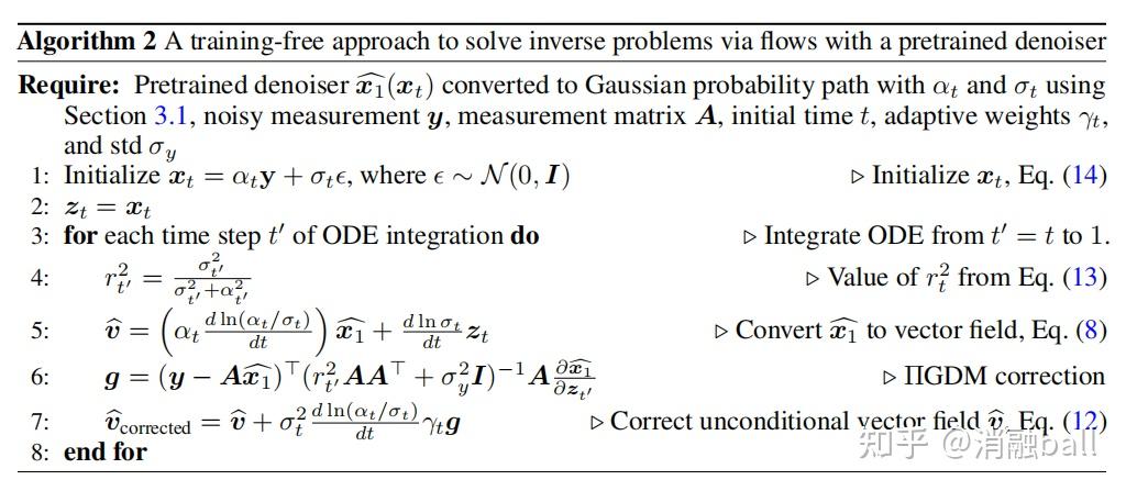 Training-free Linear Image Inverse Via Flows：把Flow matching用到逆问题中 - 知乎