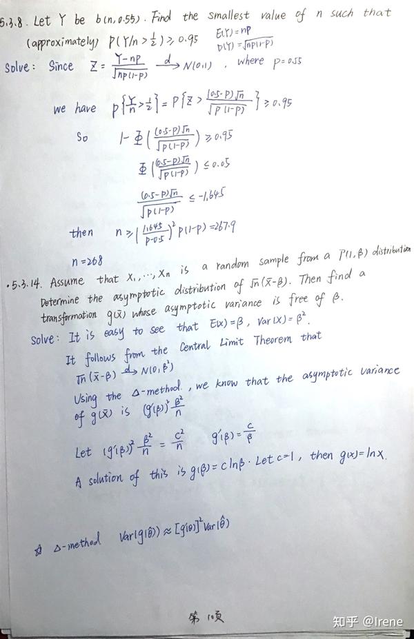 Introduction to mathematical statistics部分习题答案 - 知乎