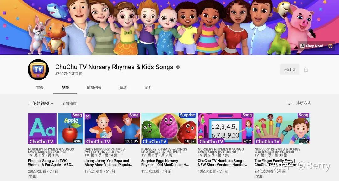 YouTube订阅量第一的儿歌频道CHUCHU TV，国外最受欢迎的英文儿歌系列，共271集~ - 知乎