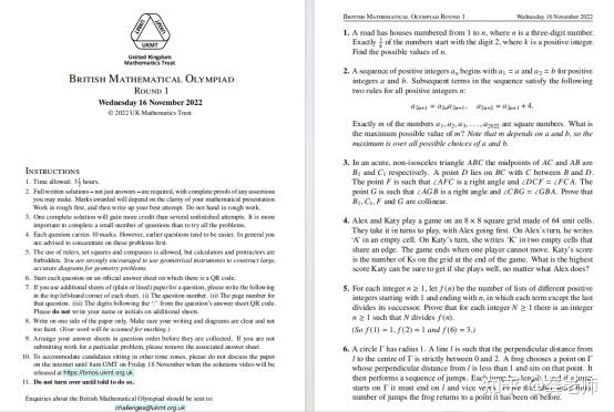 英国数学测评BMO竞赛如何报名？详解完整版报名流程来啦！ - 知乎