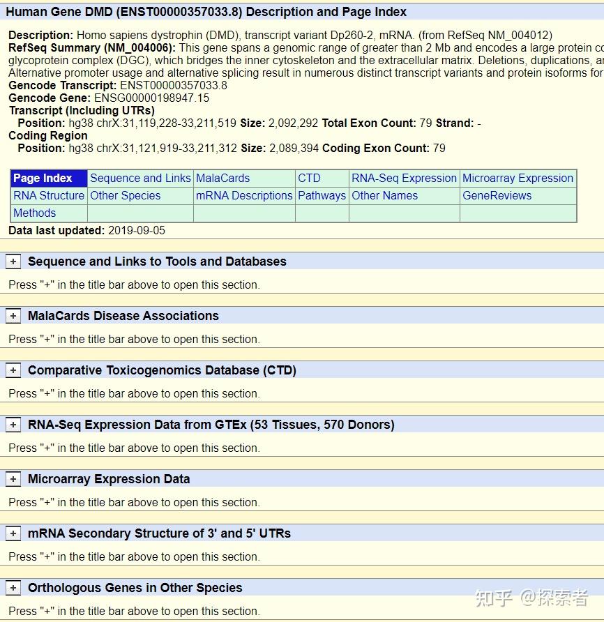 【UCSC Genome Browser 】Genes and Gene Predictions - GENCODE - 知乎