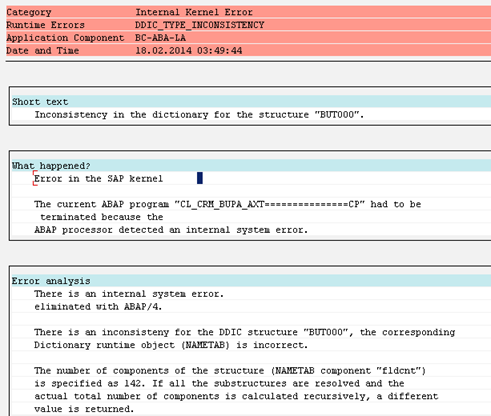 如何处理ABAP DDIC_TYPE_INCONSISTENCY错误 - 知乎