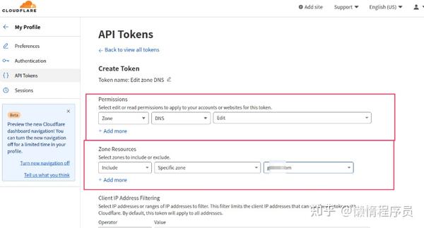 3、使用DDNS-GO配置DDNS，通过cloudflare api修改指定域名对应的动态ip - 知乎
