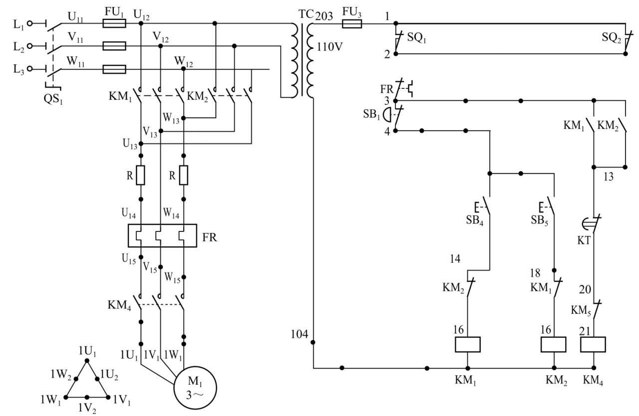 知乎盐选 | 模块五 分析 T68 卧式镗床电气控制线路并排除故障
