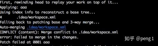 ./idea/workspace.xml导致git合并失败 - 知乎