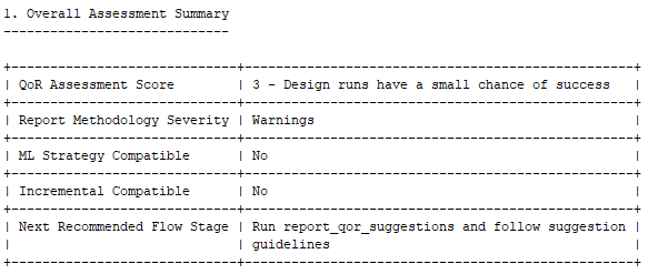 使用 Report QoR Assessment 命令 - 知乎