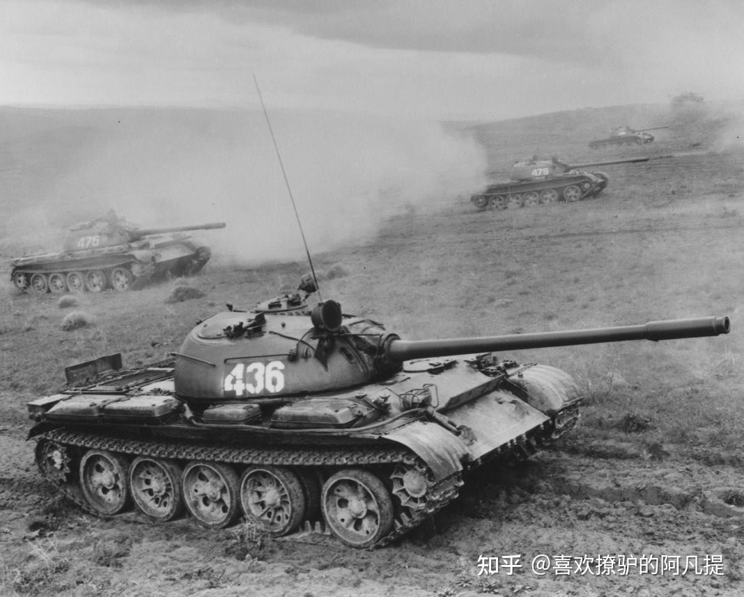 编号14：T-55主战坦克（第四部分）：T-55 M1958、T-55A M1961、T-55K、T-55AK、T-55 ALMAZ - 知乎