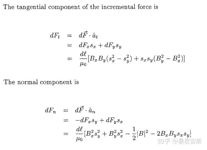 Maxwell应力法向和径向分量 - 知乎