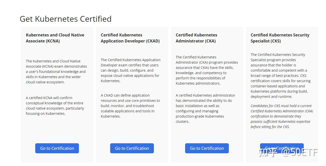 Kubernetes认证有哪些？ - 知乎