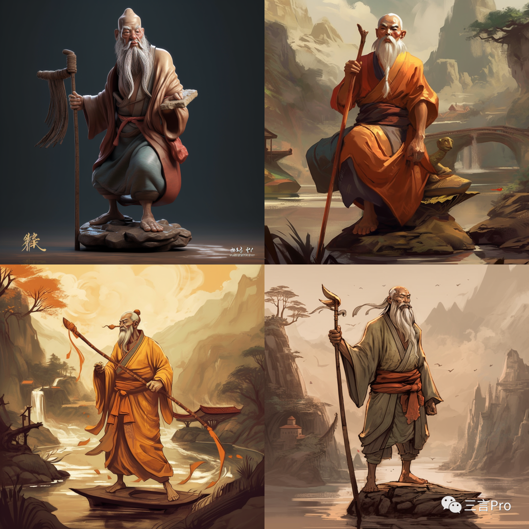 效果惊人！我们用Midjourney生成了四大名著里的23个经典人物画像 - 知乎