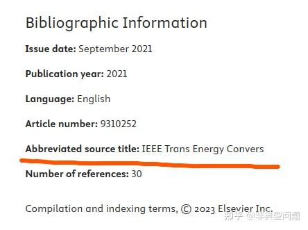Endnote-IEEE参考文献格式-期刊文章 - 知乎