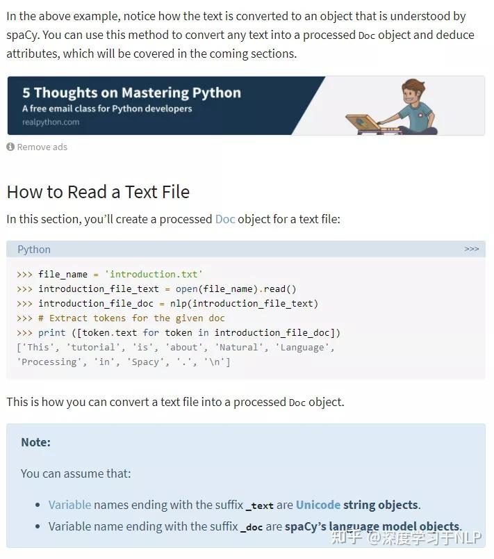 NLP实战必读-基于Python spaCy自然语言处理实战-免费分享 - 知乎