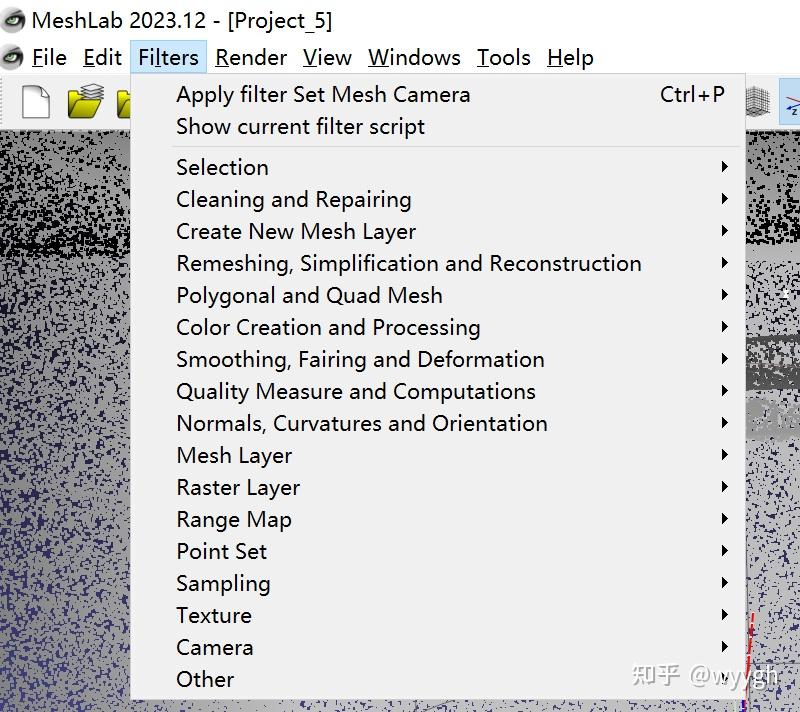 MeshLab Filters菜单中文对照 - 知乎
